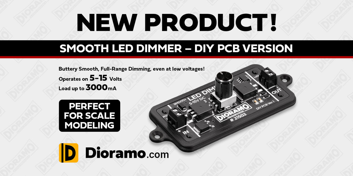 New Product: Smooth LED Dimmer for Scale Modeling – DIY PCB Version ...