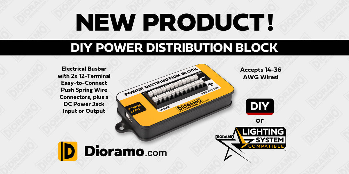 New Product: DIY Power Distribution Block — Dioramo Scale Modeling