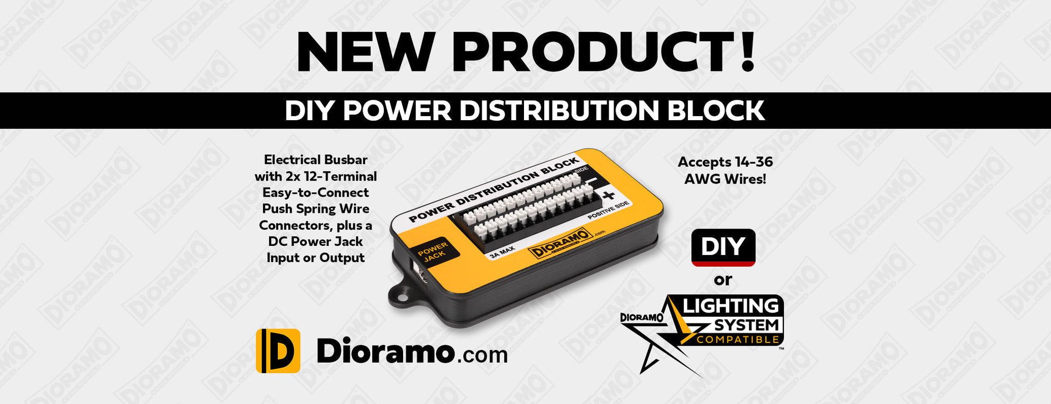 New Product: DIY Power Distribution Block — Dioramo Scale Modeling