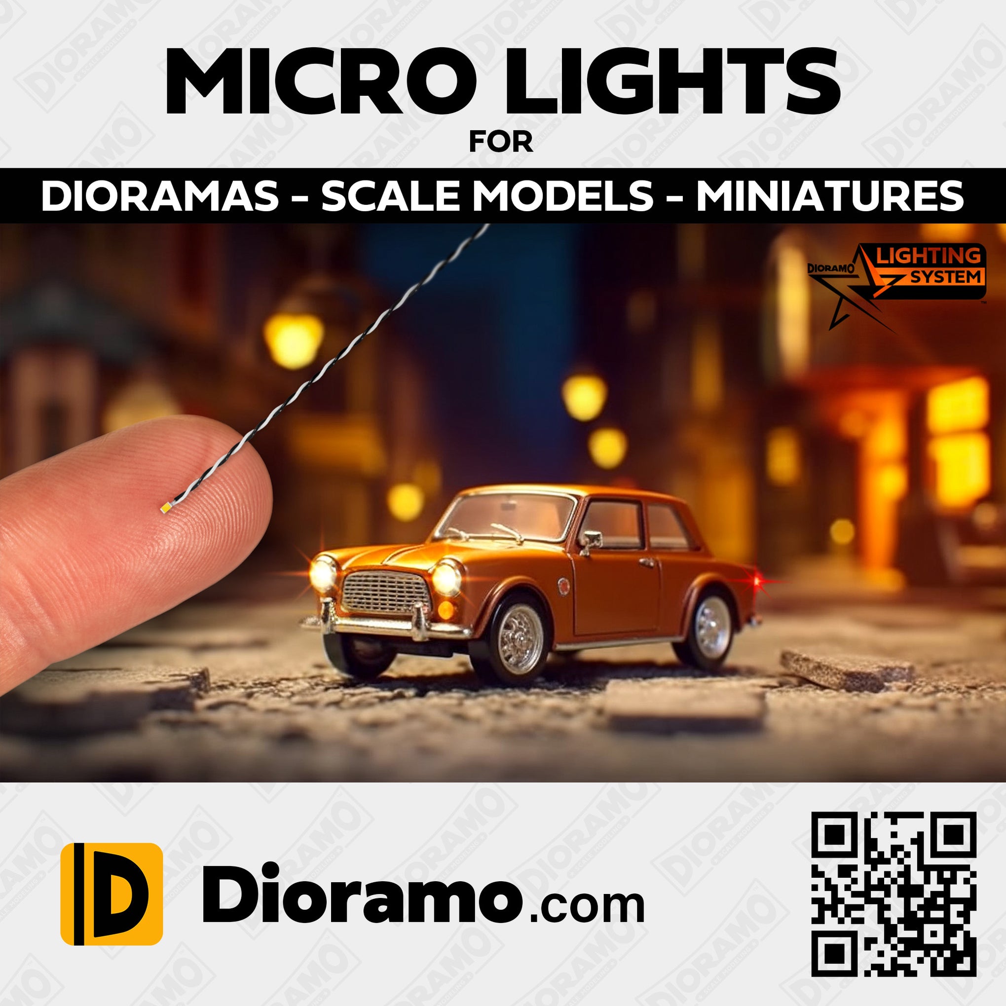Micro Lights Prewired for Dioramo Lighting System for Scale Models ...