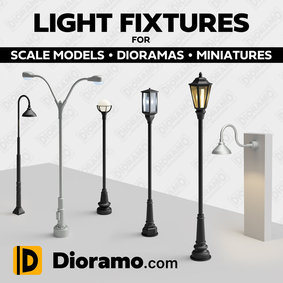 Miniature Light Fixtures — Dioramo Scale Modeling