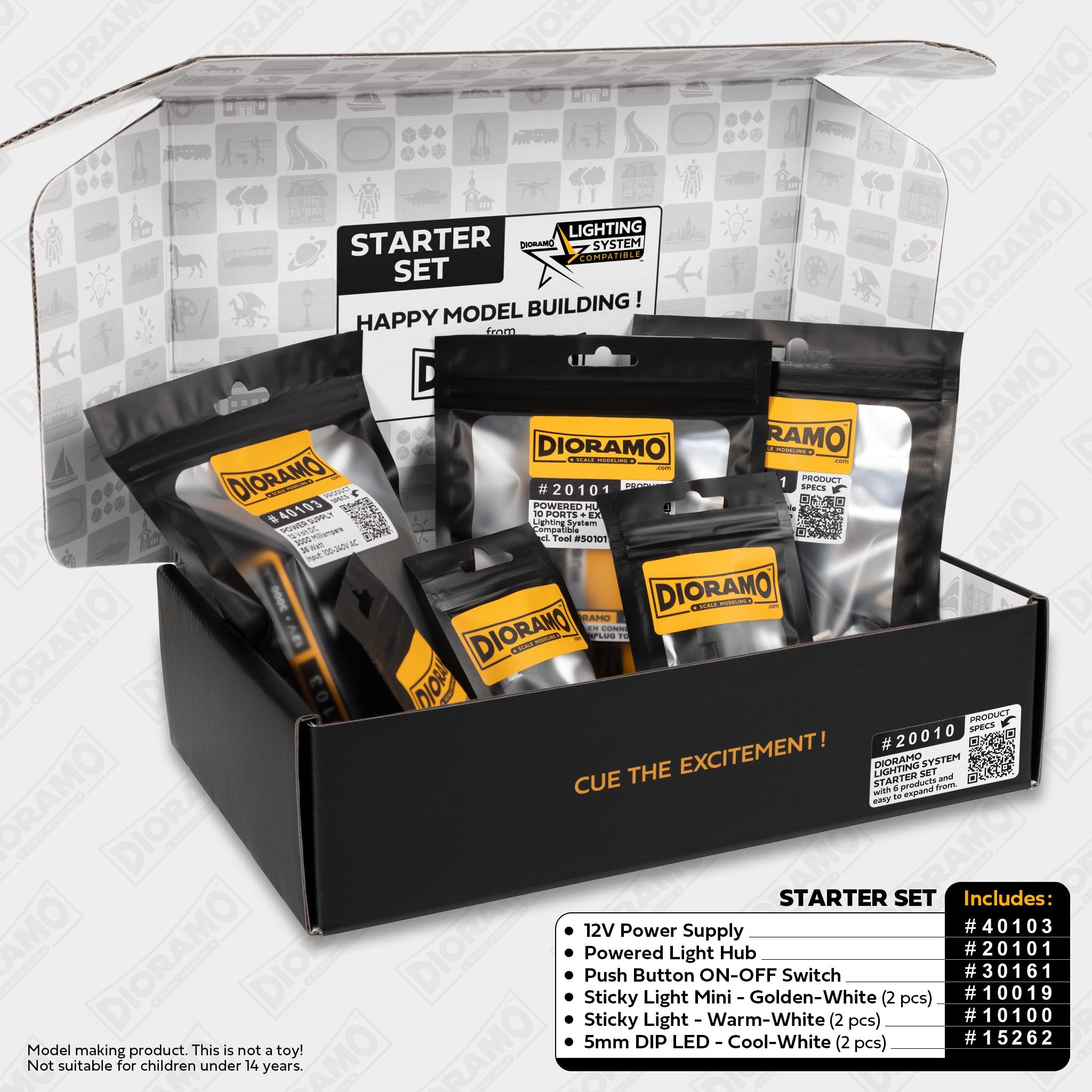 Dioramo Lighting System for Scale Models, Dioramas, Miniatures, DIY ...