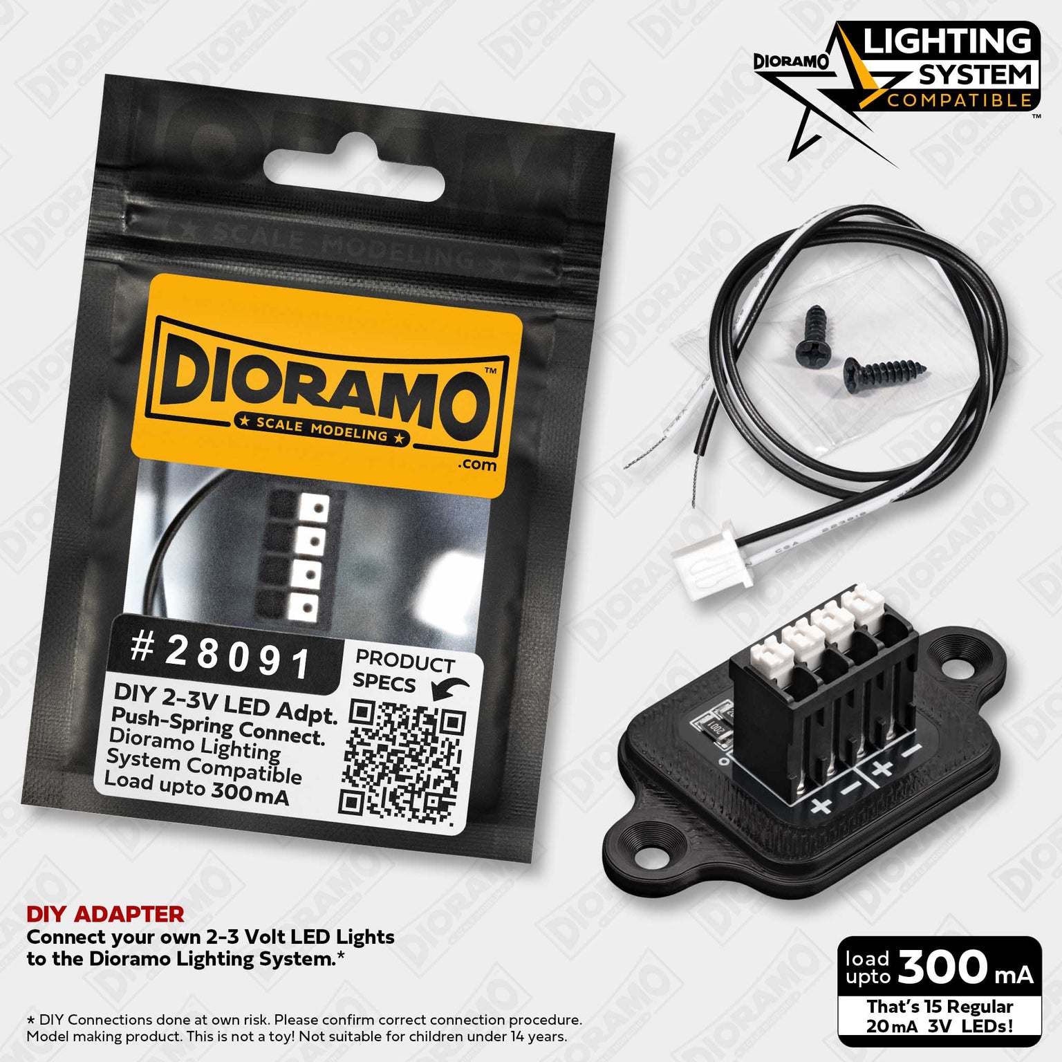 Dioramo Lighting System for Scale Models, Dioramas, Miniatures, DIY ...