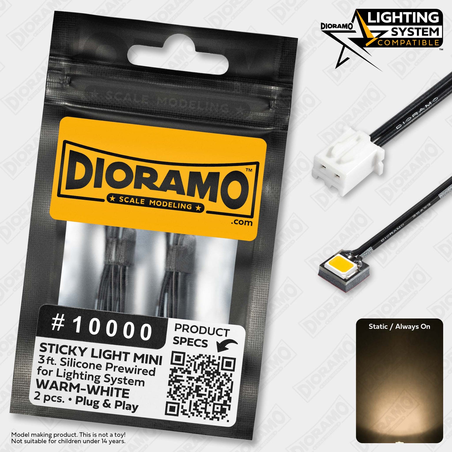 Dioramo Lighting System for Scale Models, Dioramas, Miniatures, DIY ...