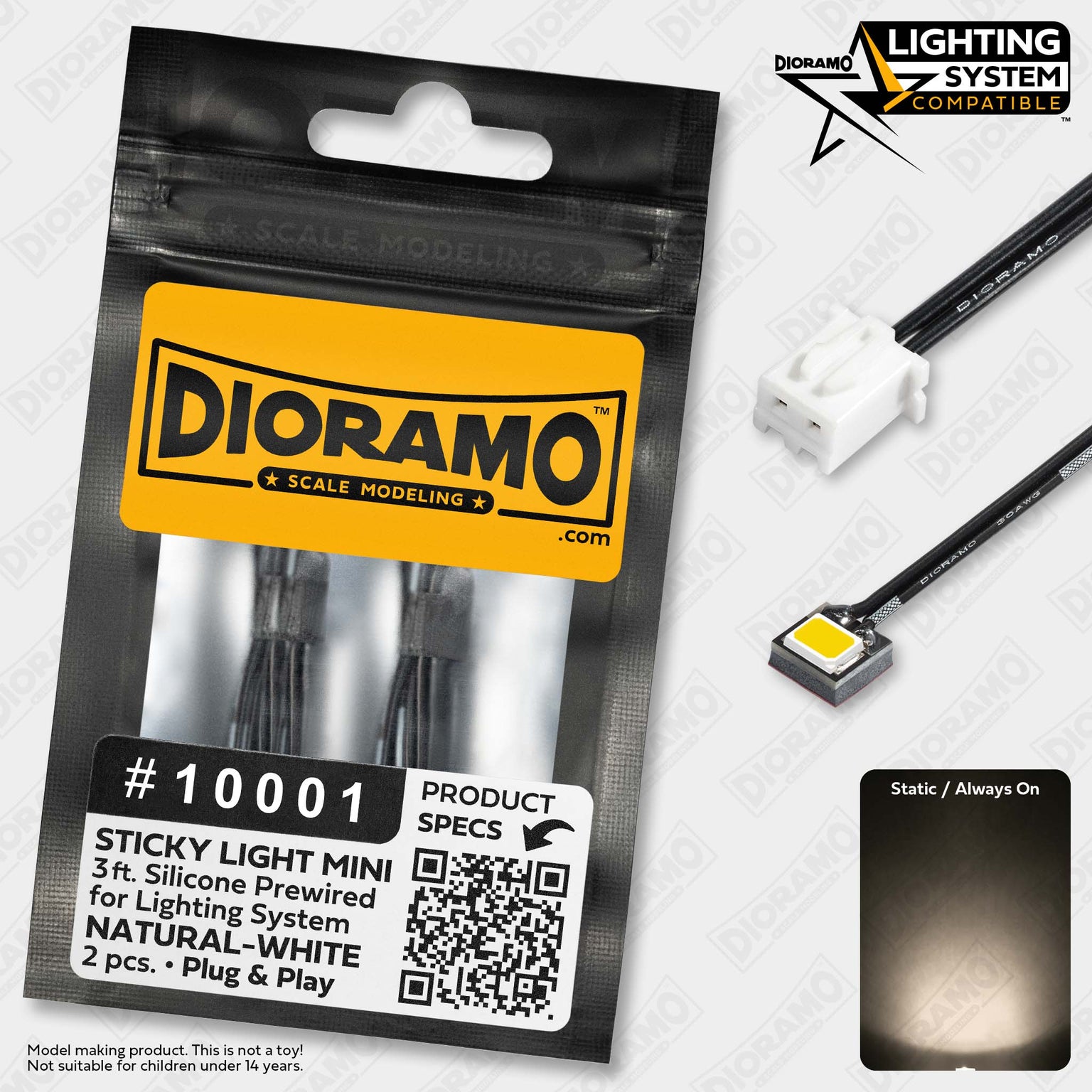 Prewired LED Lights for Scale Models, Dioramas, Miniatures, Hobbies ...