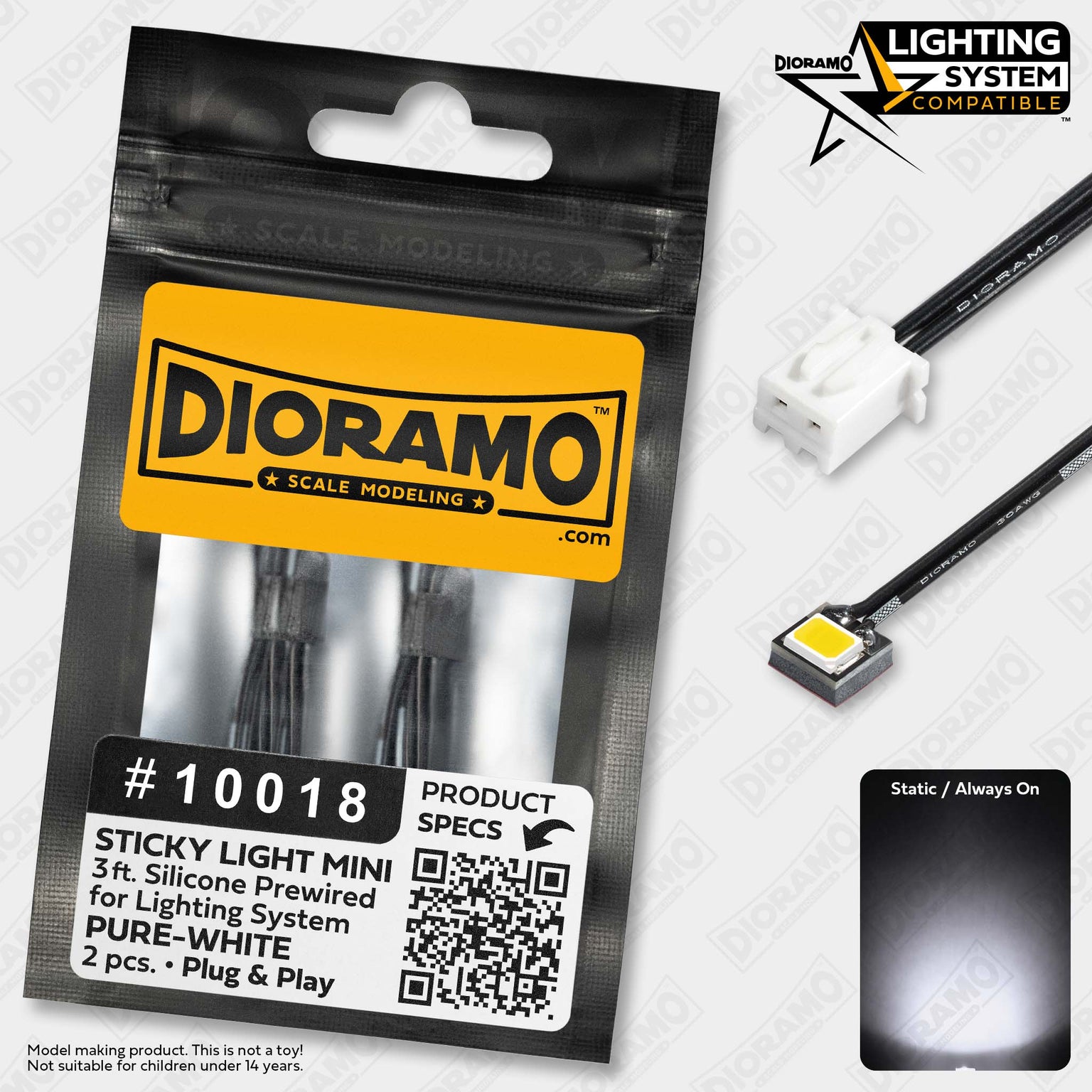 Dioramo Lighting System for Scale Models, Dioramas, Miniatures, DIY ...