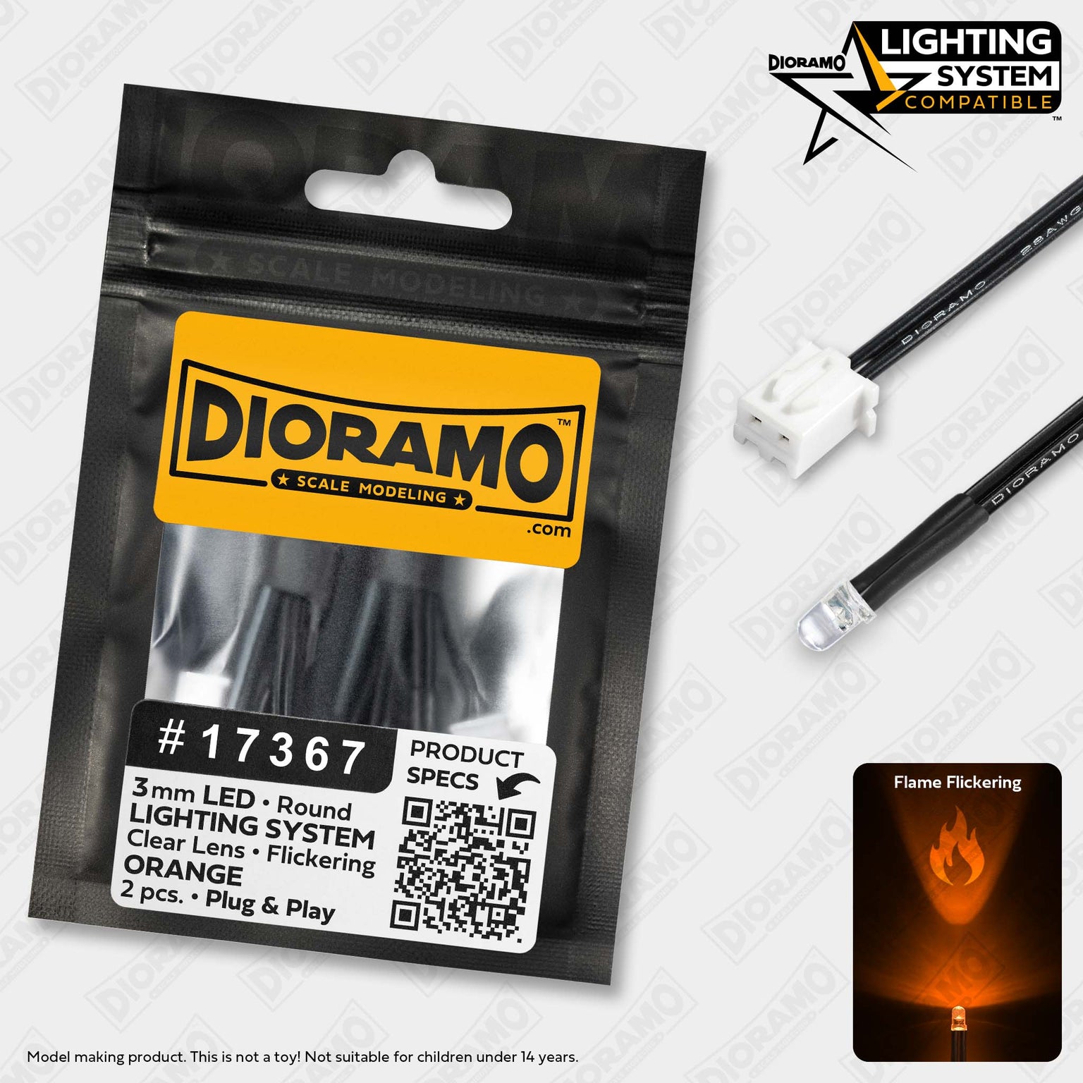 Prewired LED Lights for Scale Models, Dioramas, Miniatures, Hobbies ...