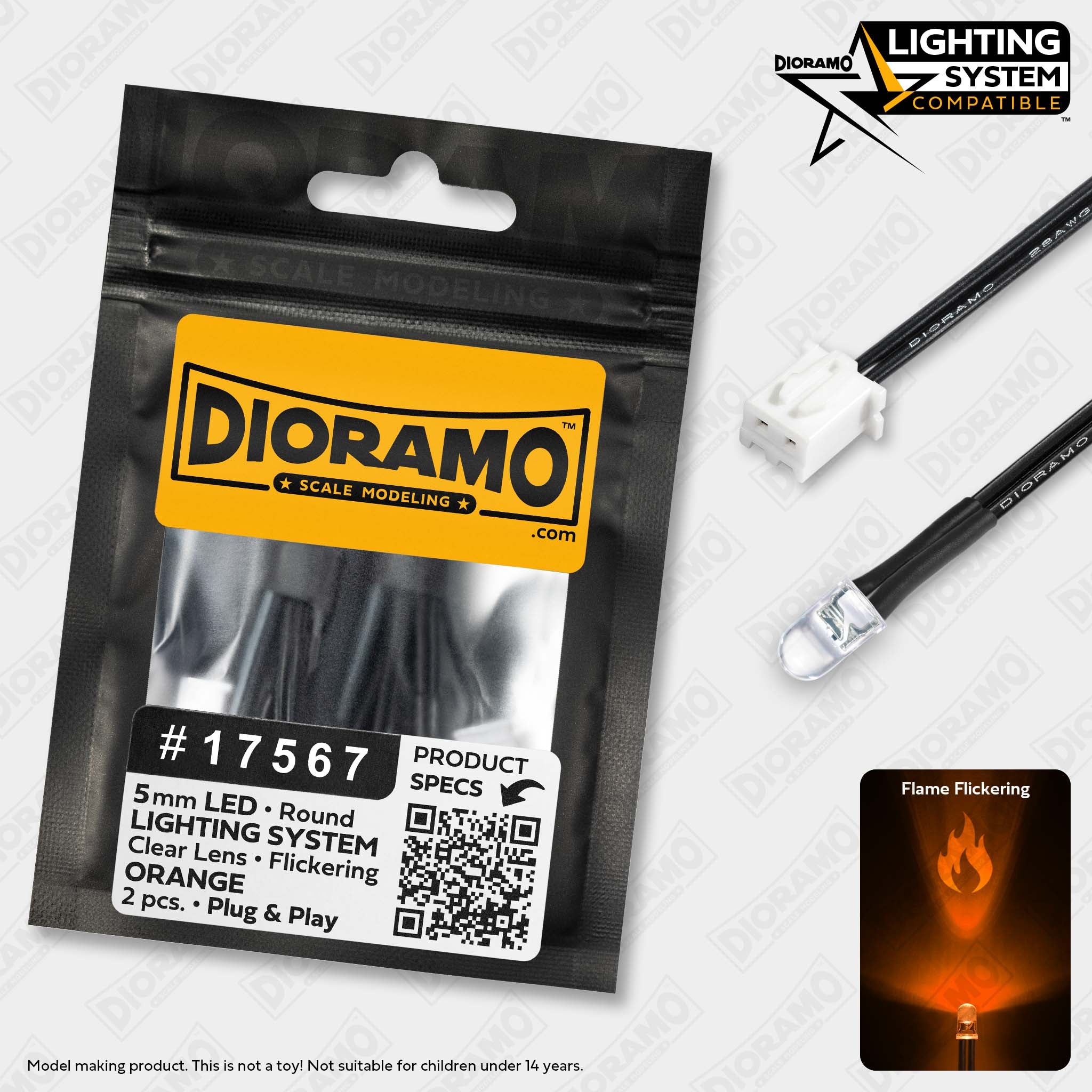 Dioramo Lighting System for Scale Models, Dioramas, Miniatures, DIY ...