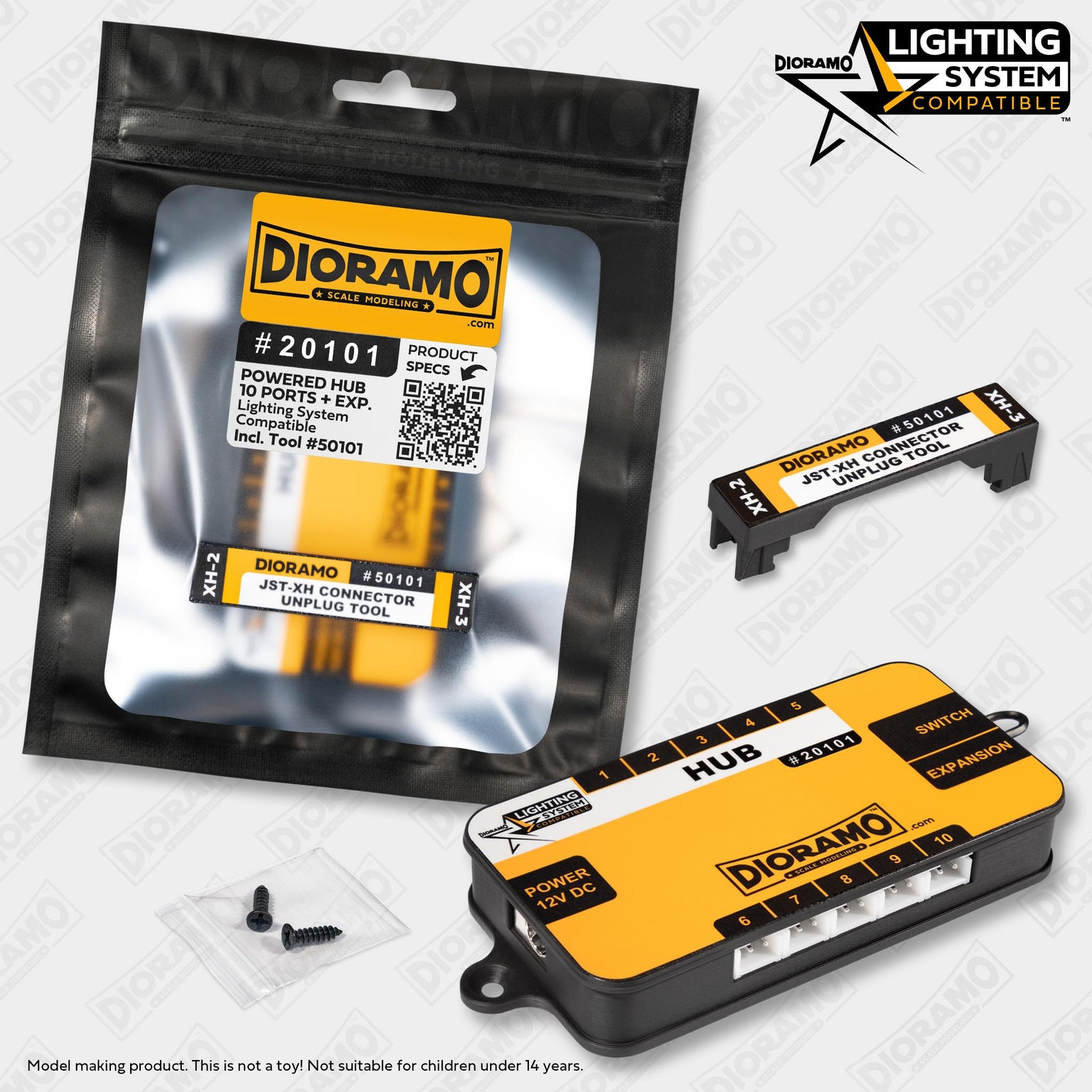 Dioramo Lighting System for Scale Models, Dioramas, Miniatures, DIY ...