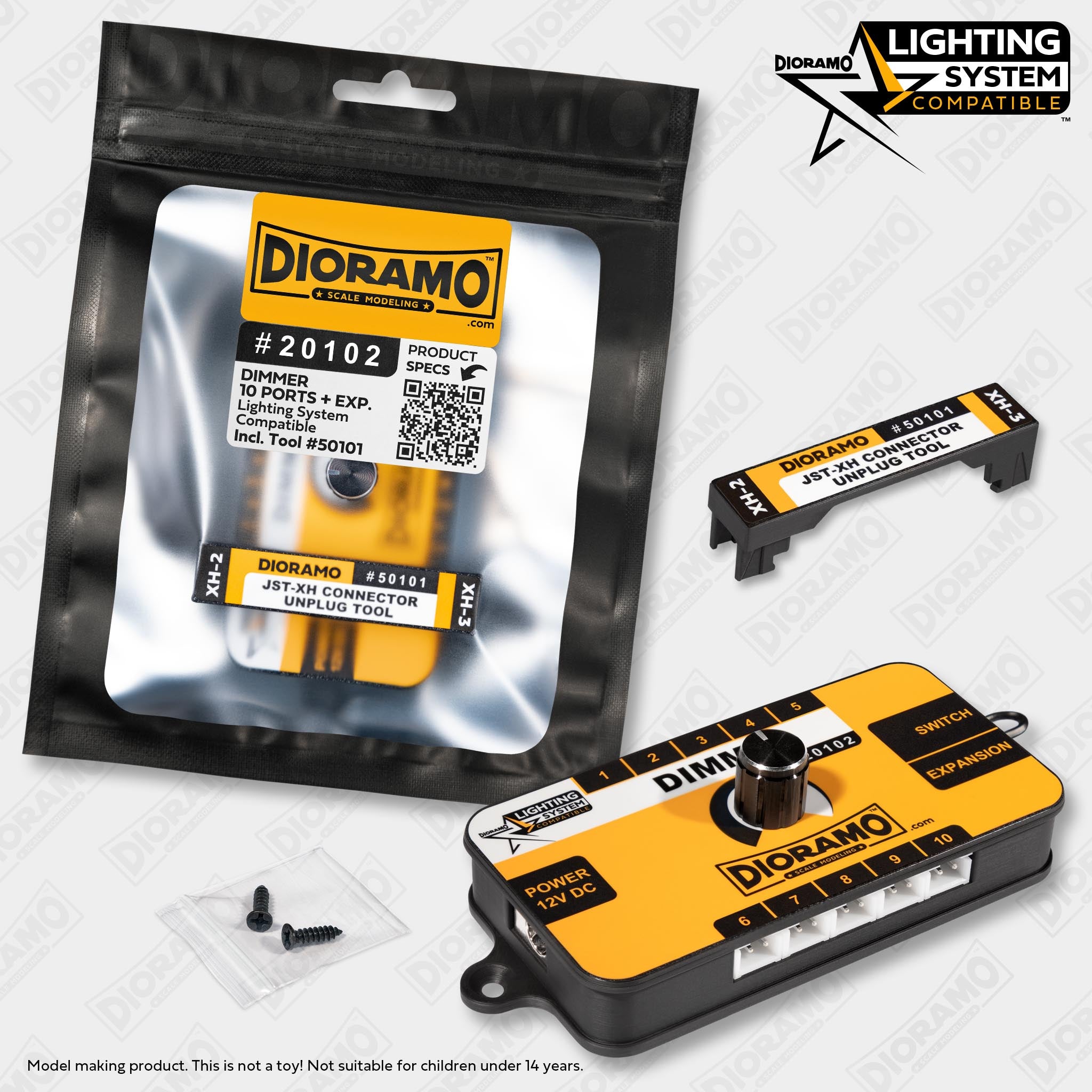 Dioramo Lighting System for Scale Models, Dioramas, Miniatures, DIY ...